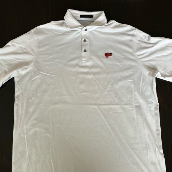 Greyson | Shirts | Greyson Mens Golf Polo Xl White With Wolf Logo ...